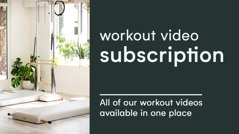 Workout Video Subscription