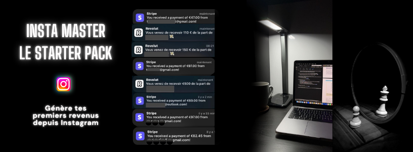 Insta Master - Le Starter Pack