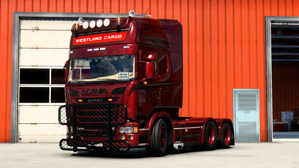Scania RJL 6s Westland Cargo Red Skin