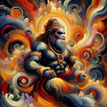 🎨 Divine Expressions: Abstract Images of Gods 🌟