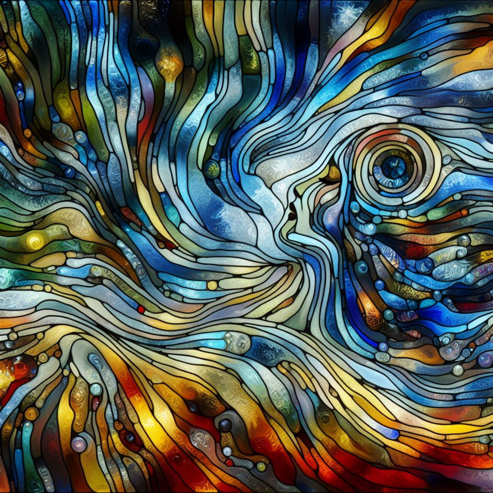 Vibrant Abstract Object Drawings Explore a Kaleidoscope of Colorful ...