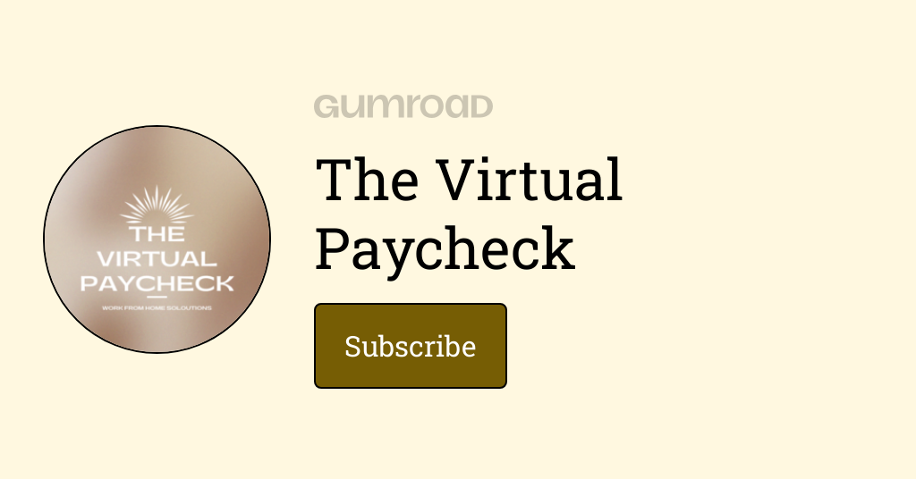 The Virtual Paycheck