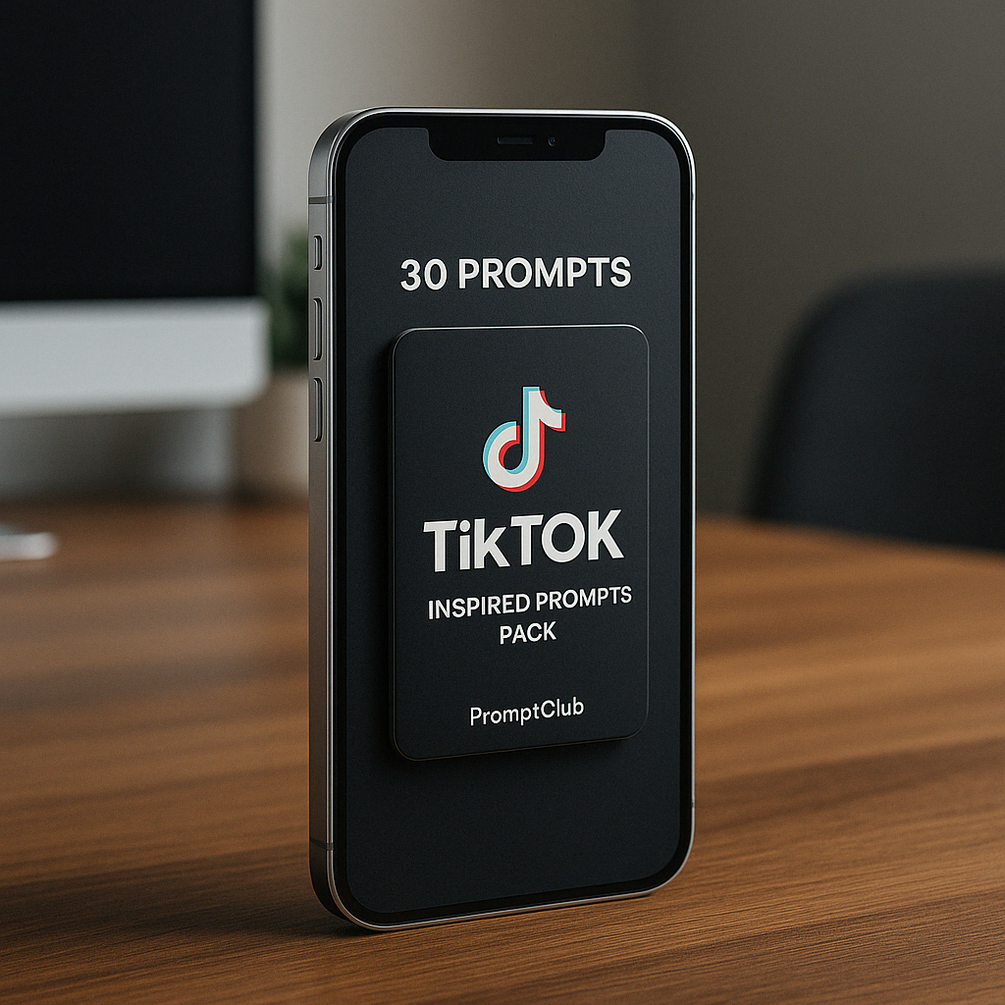 PromptClub PRO – 30 Plug & Play TikTok Prompts