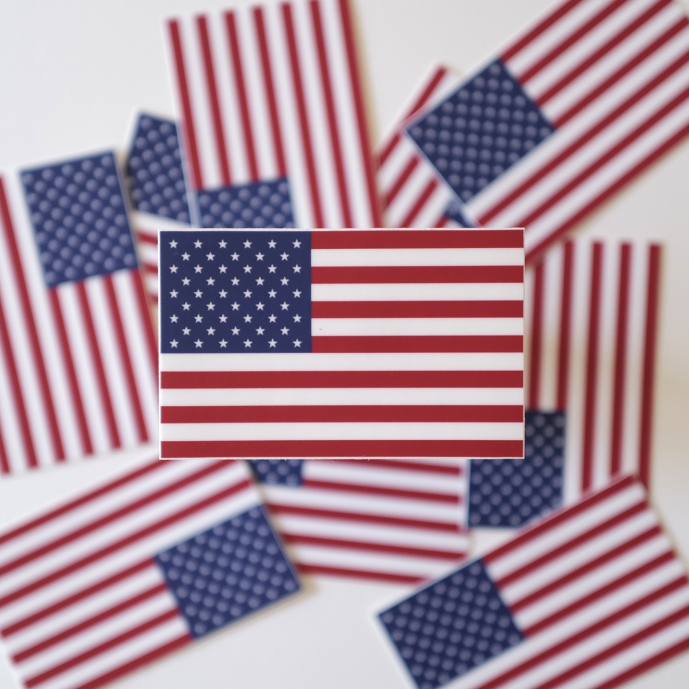 The American Flag Sticker