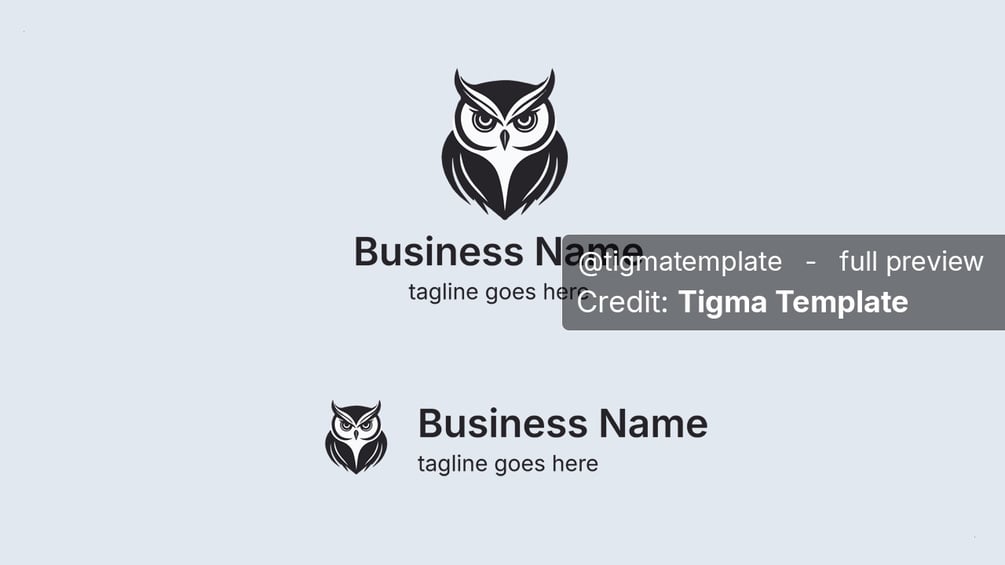 Free Owl Logo: Symbolize Wisdom and Insight