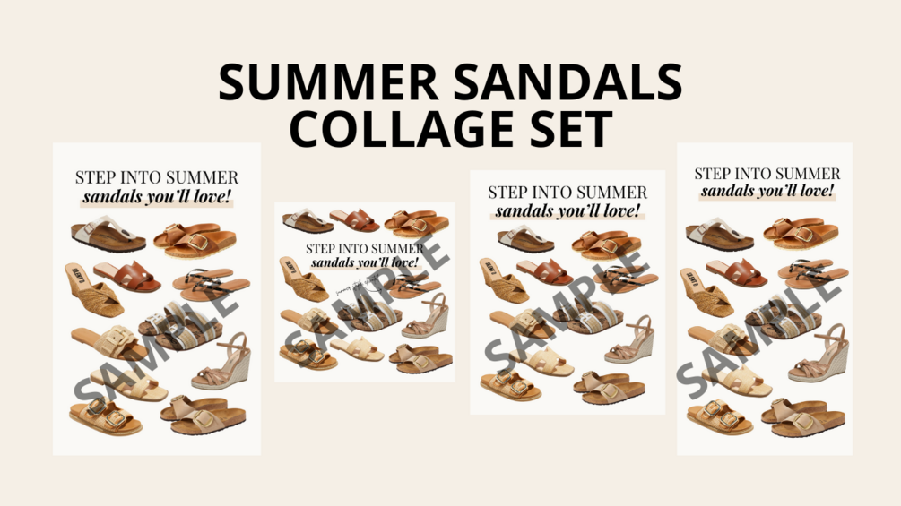 Summer Sandals (Semi-Exclusive Affiliate Collage Set)
