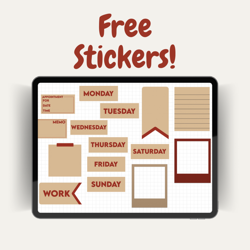 FREE! muji themed stickers