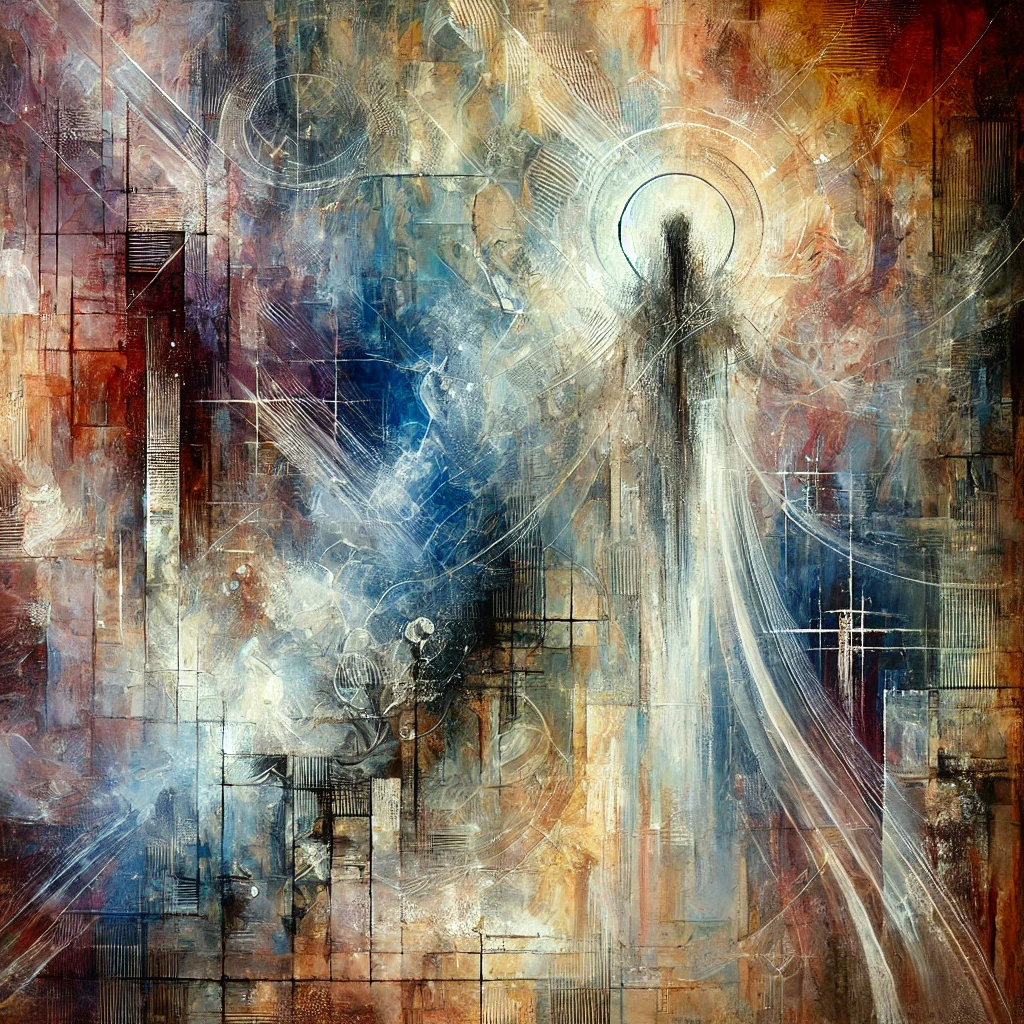 🎨 Divine Inspiration: Abstract Expression Images of LORD JESUS 🌟