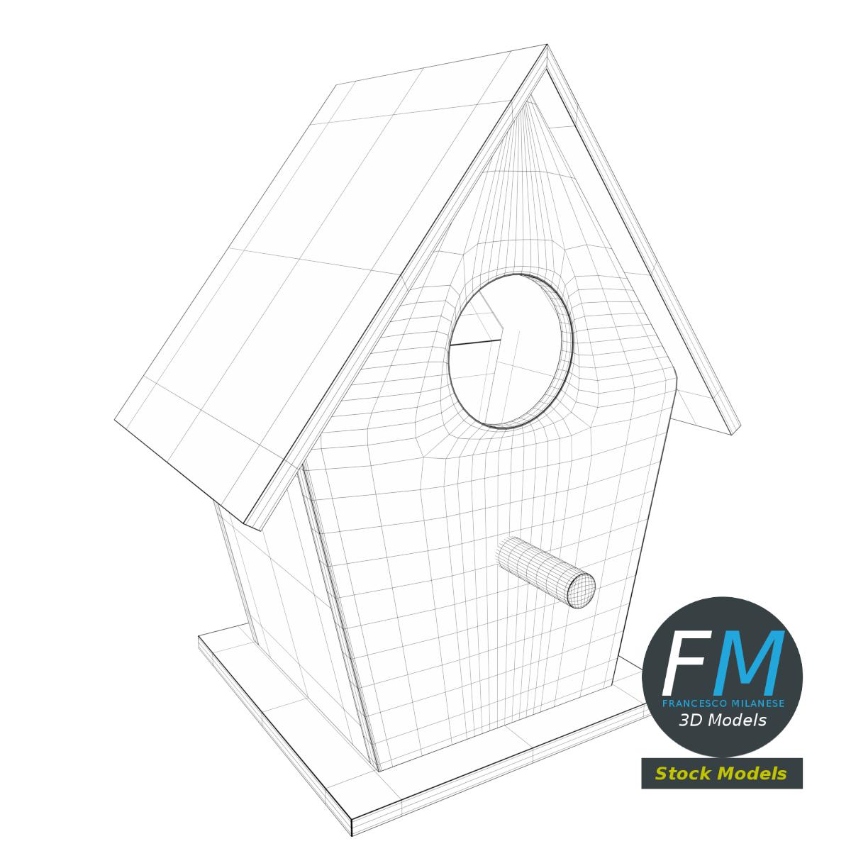 3D MODEL - Bird house 1