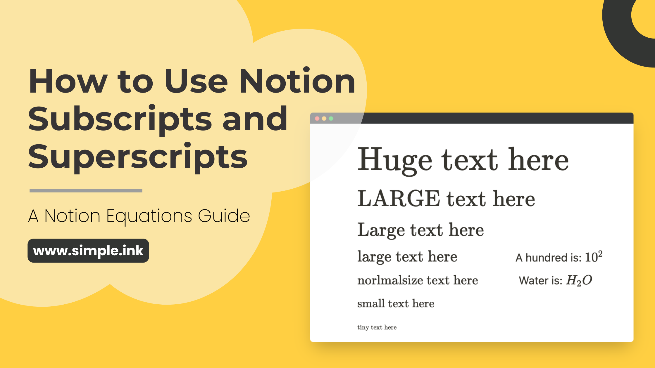 Learn how to customise text in Notion with Equations - Daniel Marthi