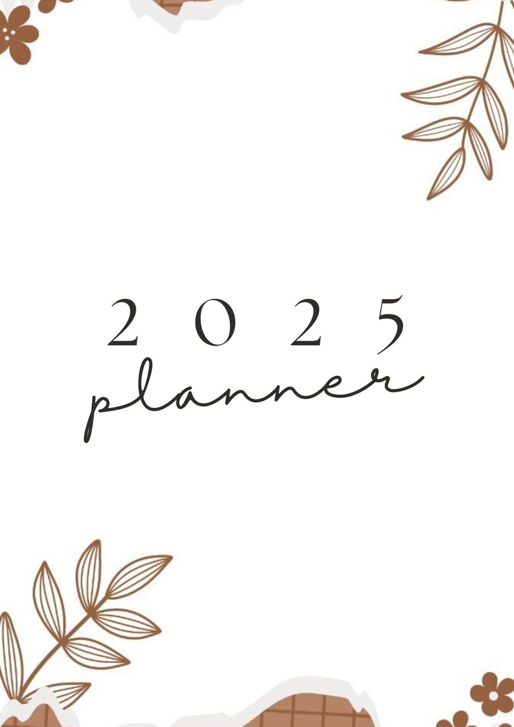 Journal planner 2025