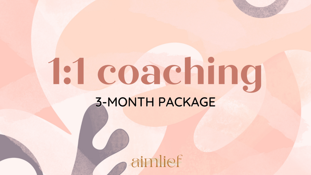 1:1 Coaching - 3-month package
