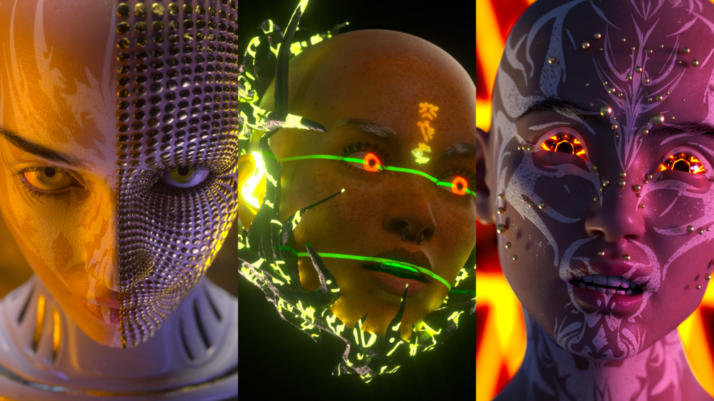 Bundle of x3 animations for DJ PLASTIK in 4k