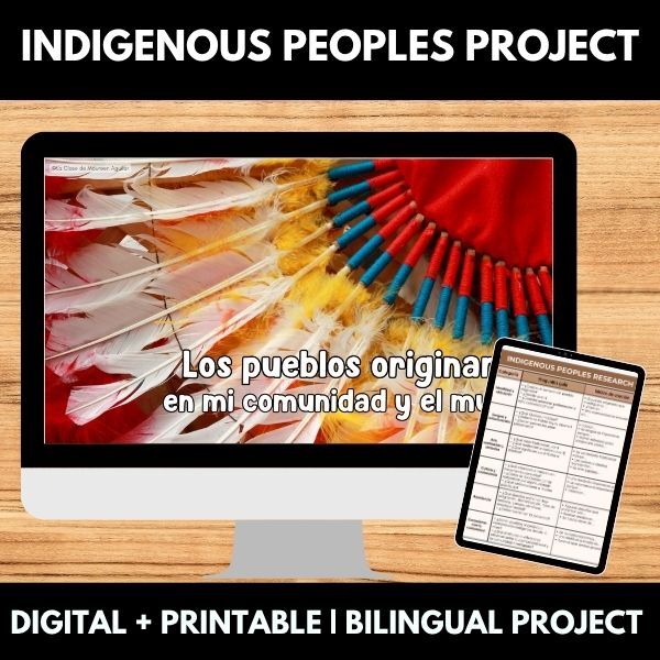 🌎 Indigenous Peoples Research Project – Heritage Spanish & ELD