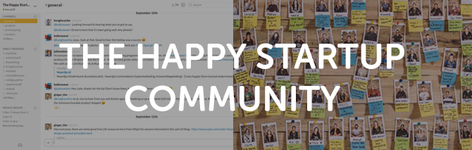 Membership for the Happy Startup Online Community