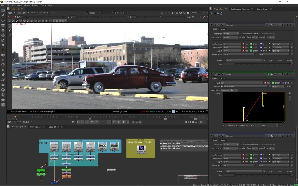Learn Nuke NK201 Lesson 2 Project Files