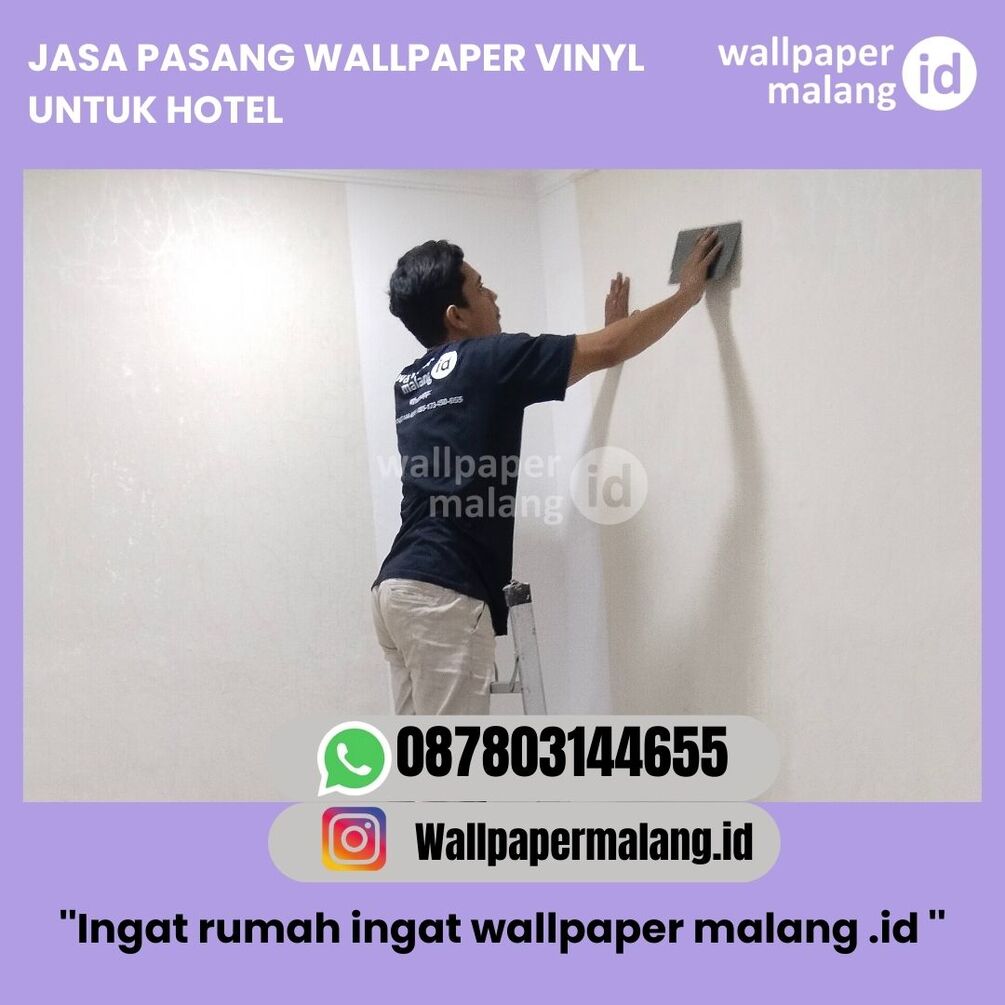 JASA PASANG WALLPAPER VINYL UNTUK HOTEL