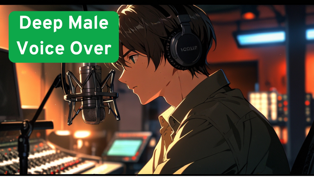 Deep male Voice over