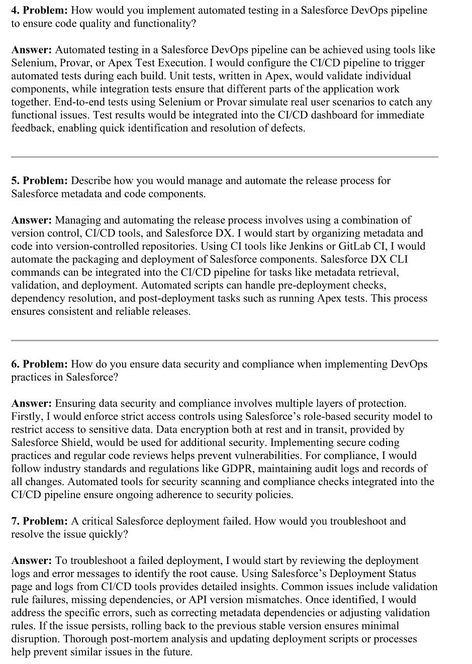 6 PDFs containing ALL Types of Most Asked Interview Q&A (Scenario-Based, Technical-Based ...
