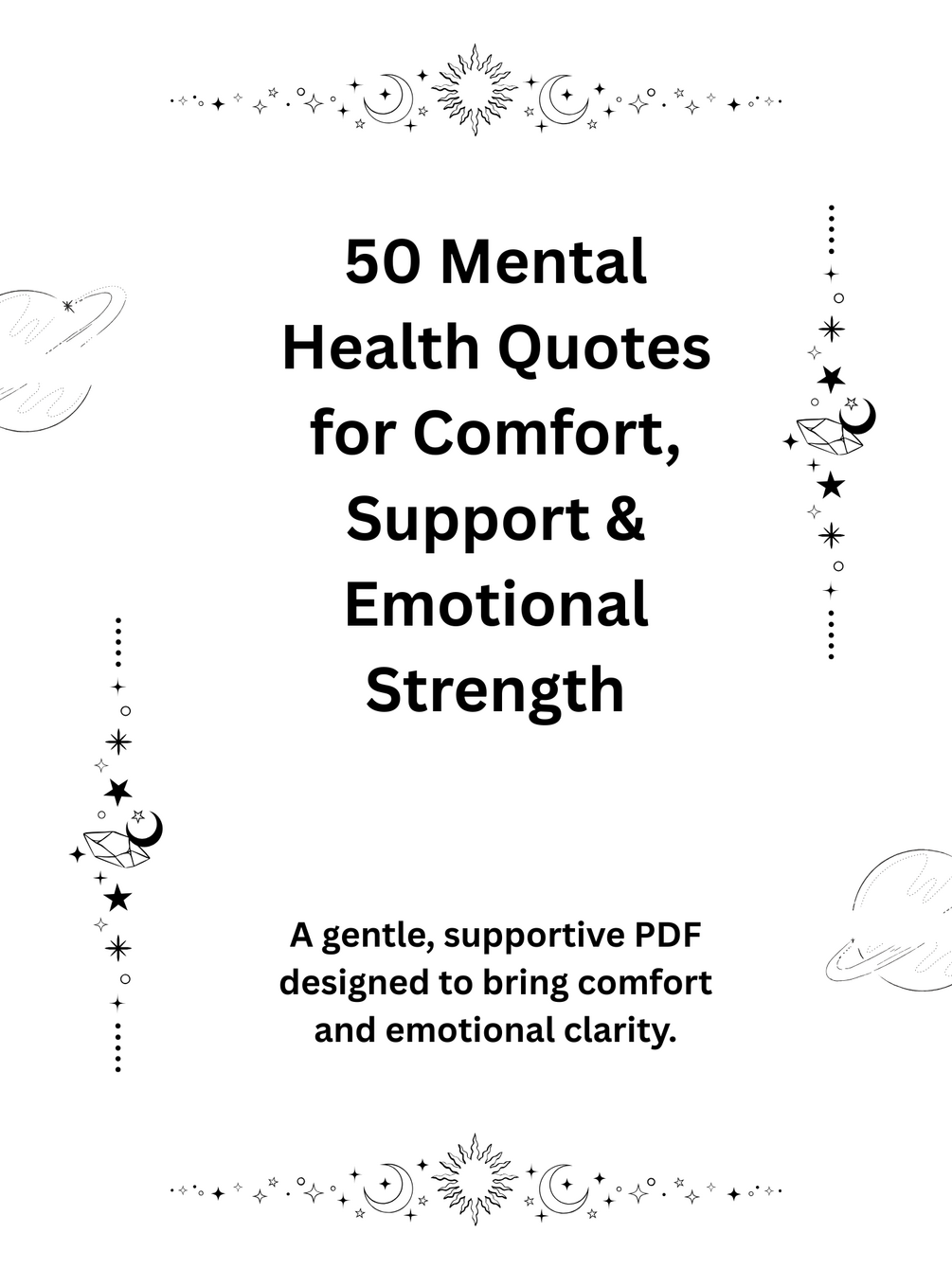 50 Mental Health Quotes for Comfort, Support & Emotional Strength