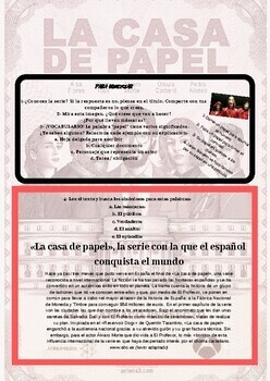 [La casa de papel- Money Heist] Clases preparadas + Juego de escape ...