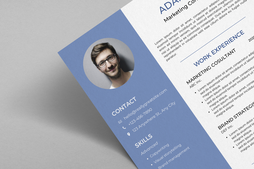 Minimal, Simple & Professional CV Resume Template Design