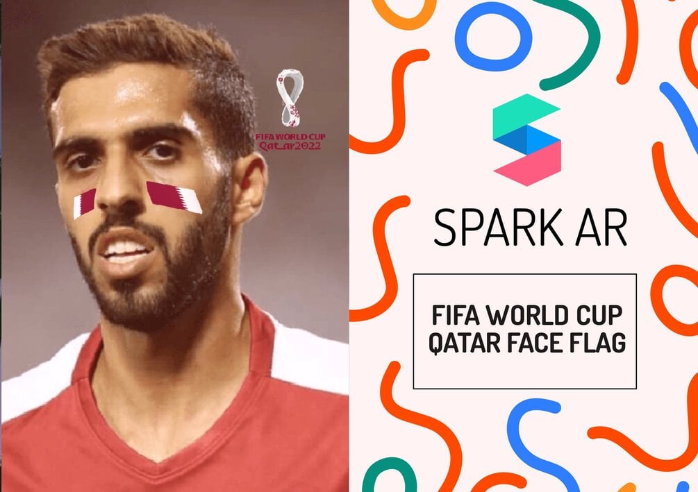 Spark ar Fifa World Cup Qatar Face Flag Filter