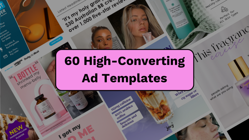 60 High-Converting Ad Templates – Canva Plug & Play for Instant Results