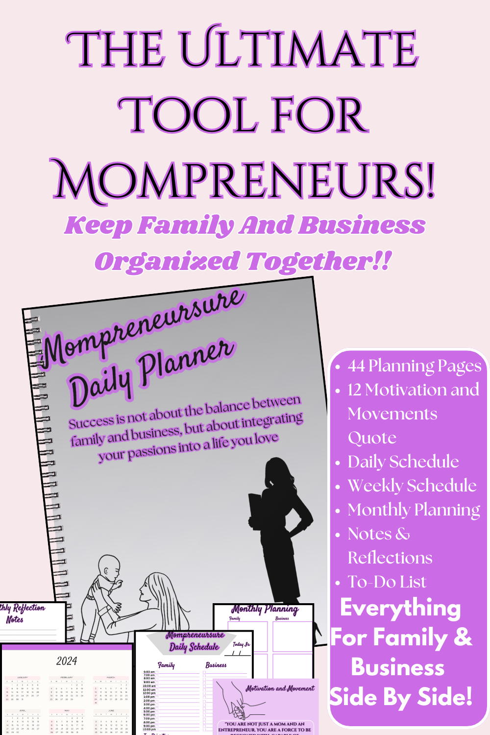 The Ultimate Mompreneur Planner