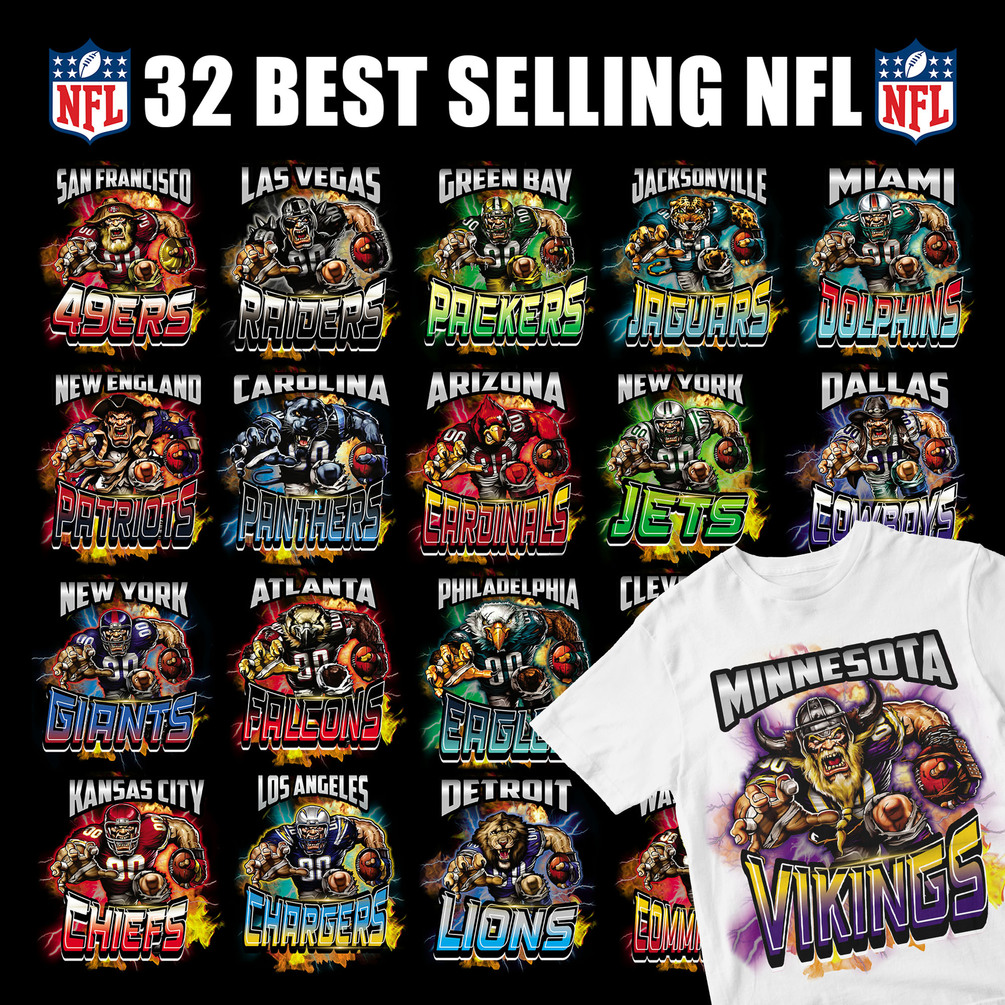 32 NFl Printable Art for T shirt , Hoody, Sweatshirt, etc. High Quality ...
