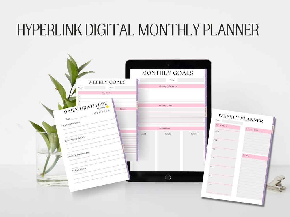 MONTHLY DIGITAL PLANNER