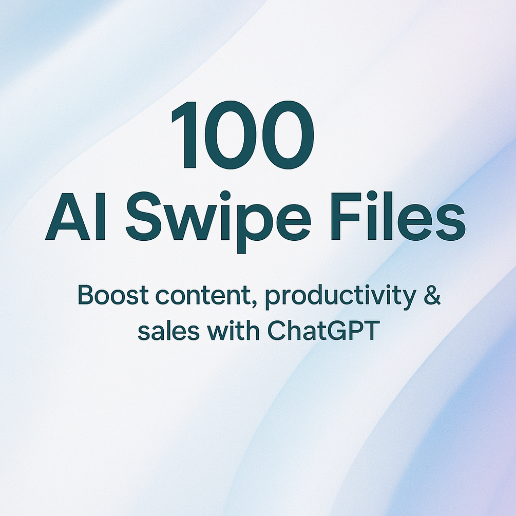 100 Al swipe files