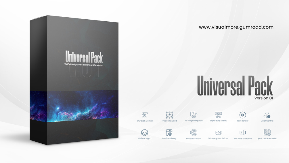 Universal Pack V.01 - 1500+ Ready-Made Templates