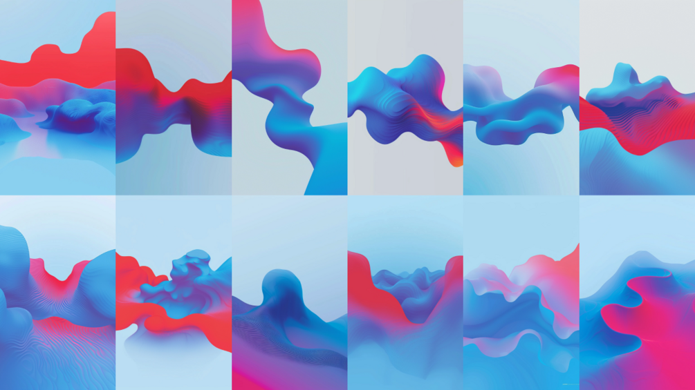 12 Abstract Backgrounds + Midjourney Prompt