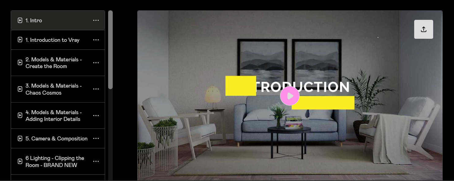 Living Room Masterclass | Vray 6 for Sketchup