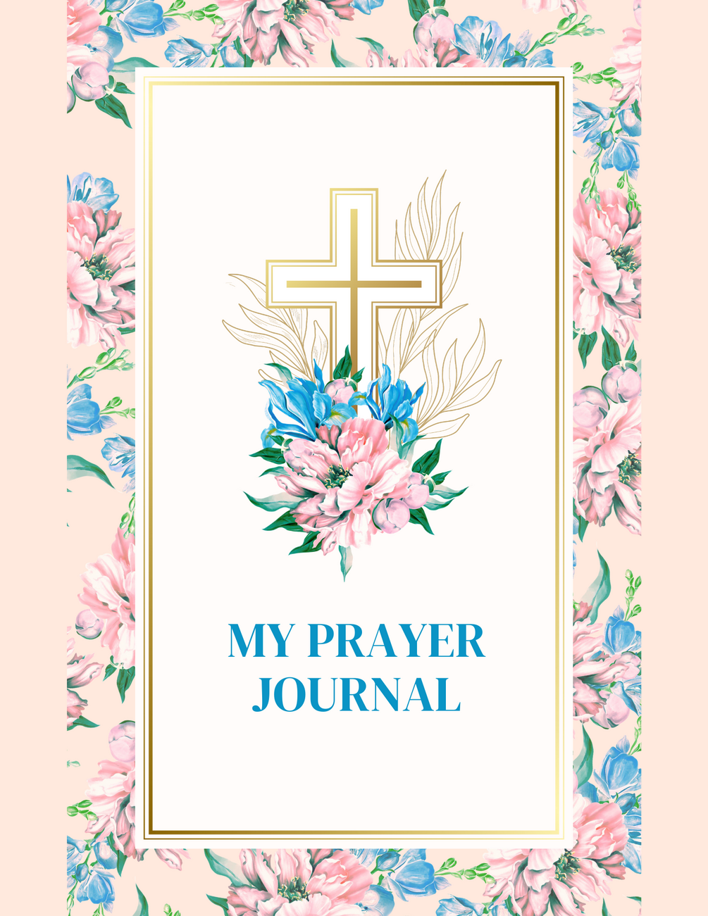Grace & Reflection: Pink & Teal Prayer Journal