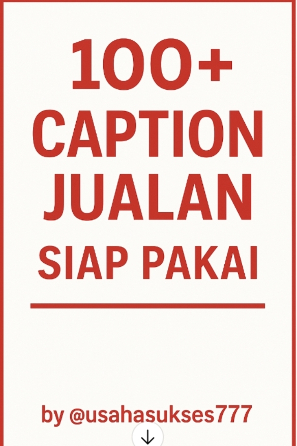 100+ caption jualan siap pakai (pdf)