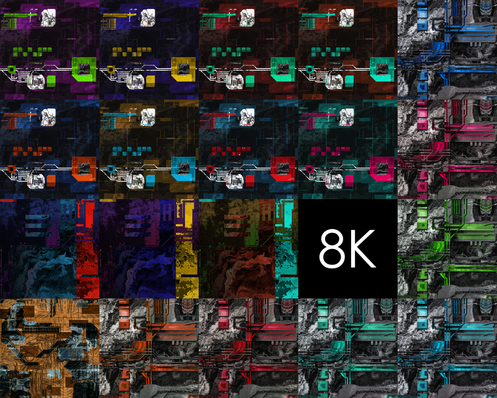 Limited Textures 8K / Wallpapers x19