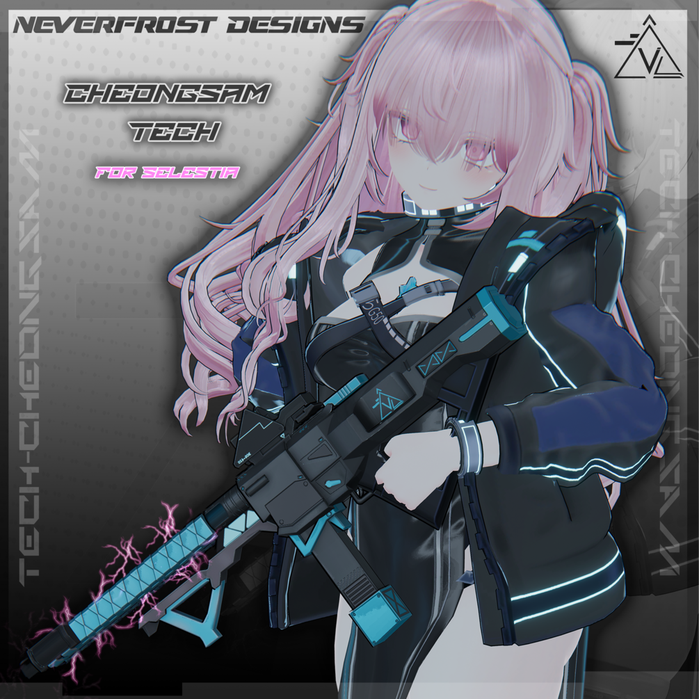 [3D Model] 🔧 -Tech Cheongsam - 🔧 For SELESTIA