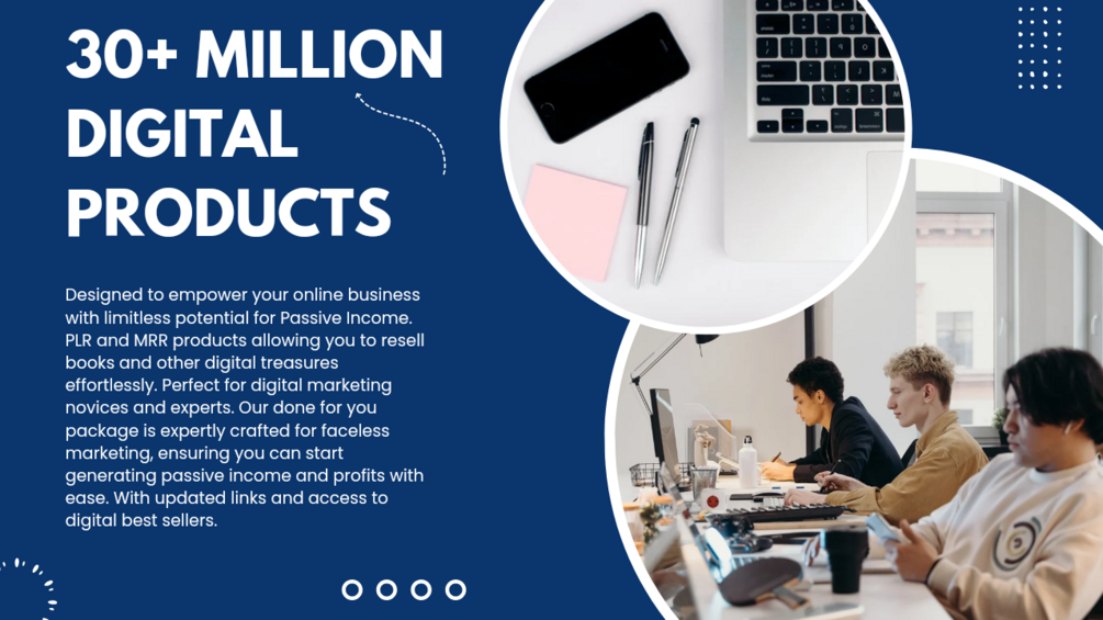 30+ Million Resell Digital Products Bundle Ideal for Passive Income, Millions of DFY Content ...