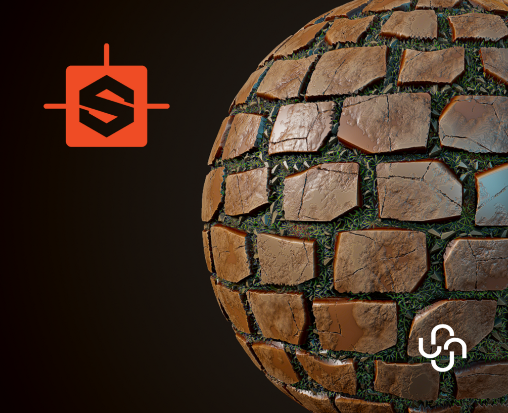 FREE Mossy Stone Path - Substance Designer