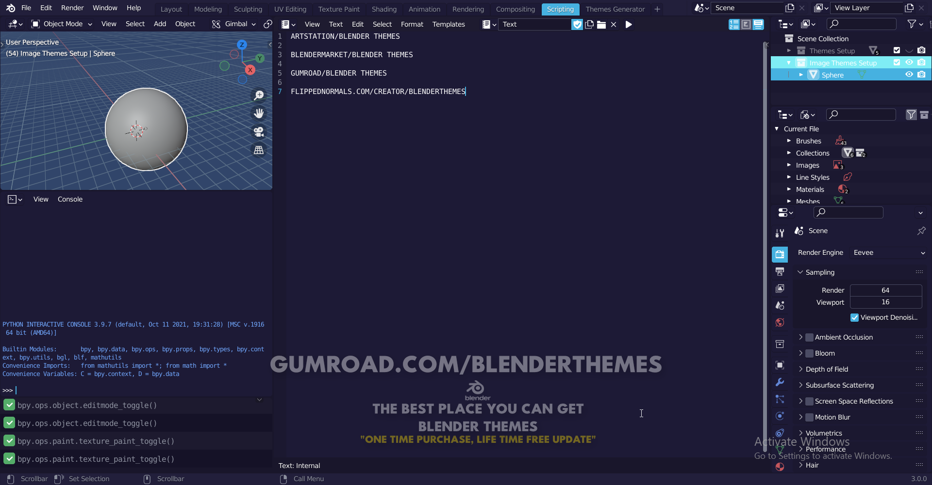 Blender Themes 0087