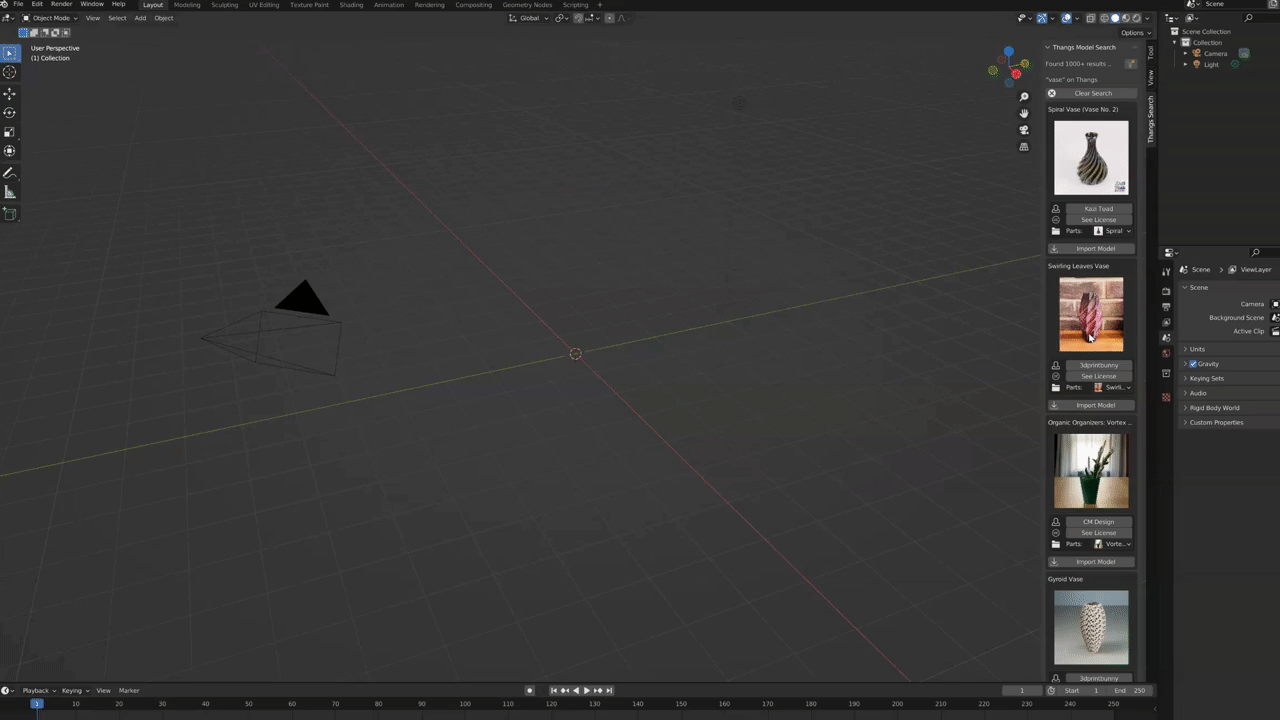 Thangs Blender Addon