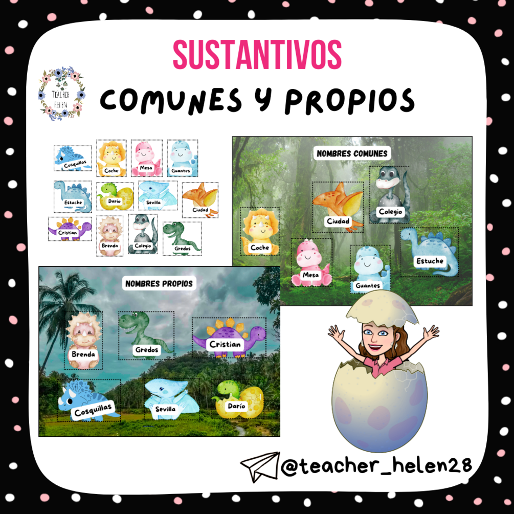 Sustantivos Propios Lotería De Sustantivos Escolar ABC Color