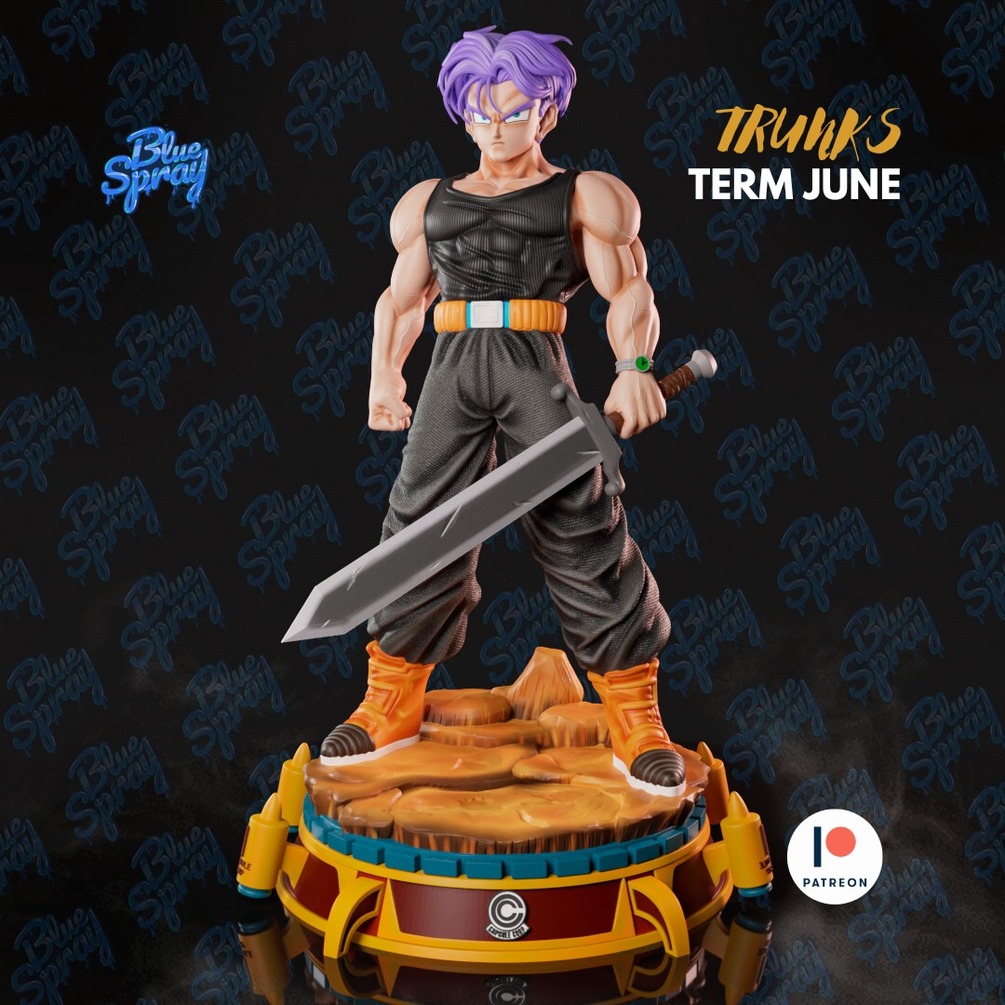 Trunks Sculpture (Dragon Ball Z) - BlueSpray3D Models