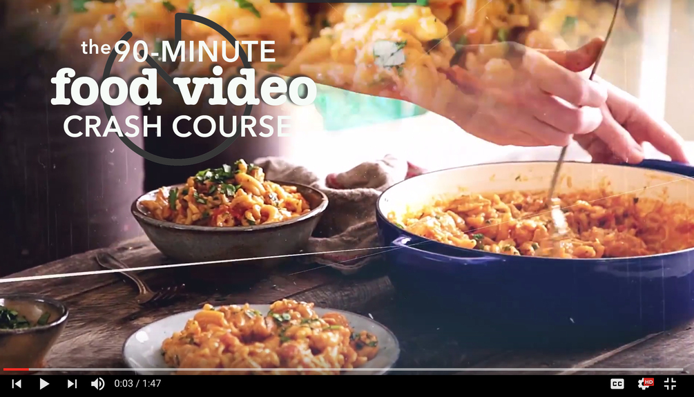 90-Minute Food Video Crash Course