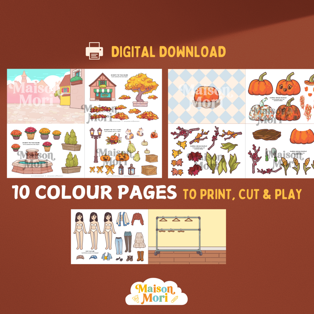 Maison Mori: Cozy Autumn DIY Printable