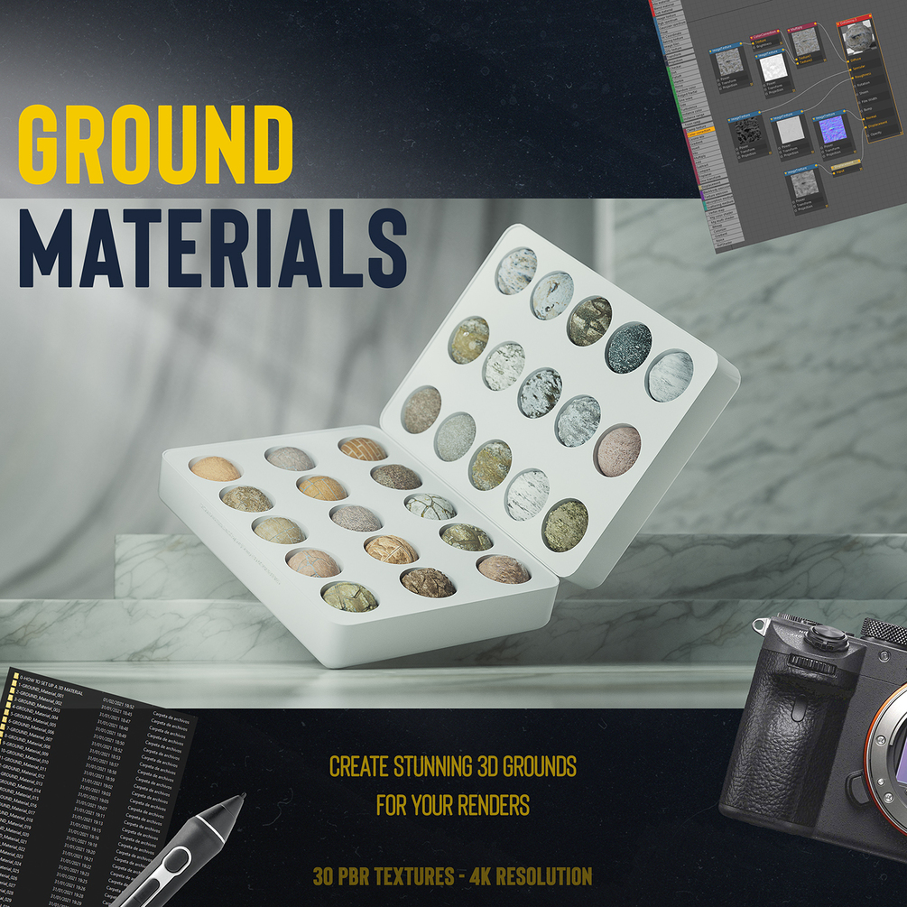 3D Ground Materials - Texture Pack - by SergiStamp