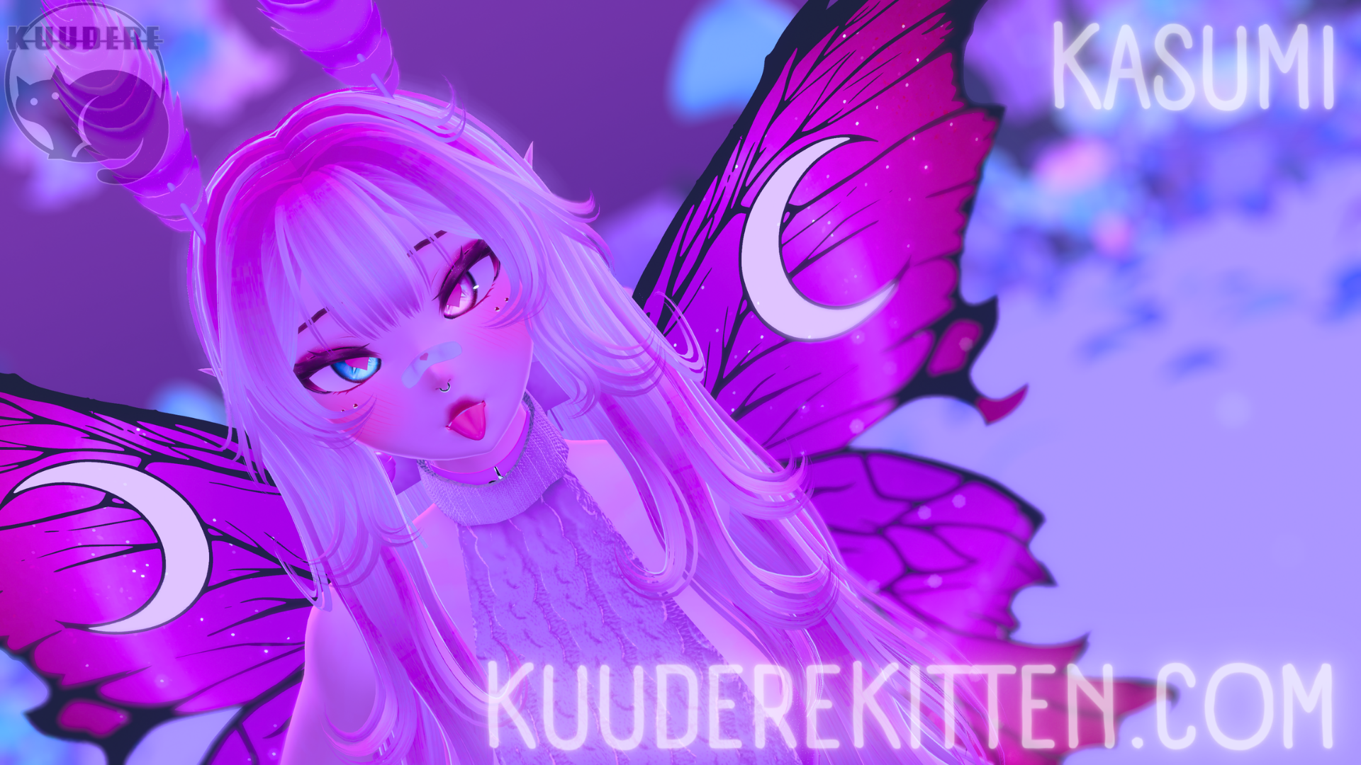 Kasumi and Yuna, Female Moth Couple Avatars [3.0][SPS][VRCHAT AVATARS]