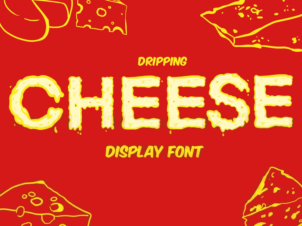 Dripping Cheese Display Fonts